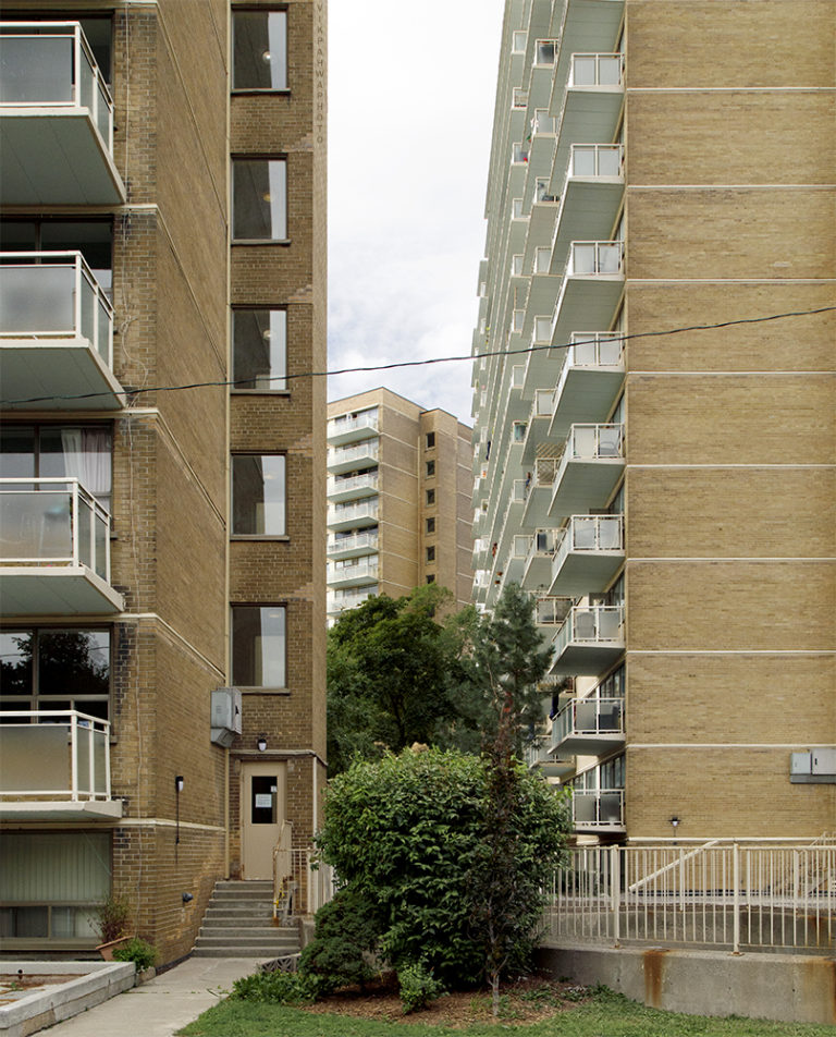 20221012. Three of five Brentwood Towers (Harry Kohl, 1958-1961) of ...