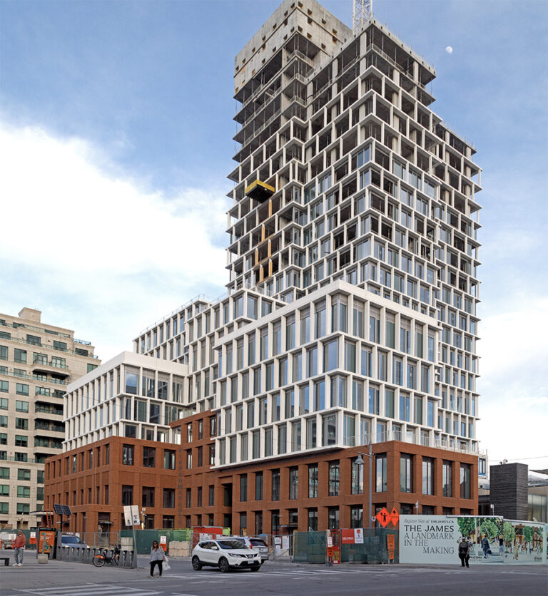 20250507. The James Condos seems to get its style from emulating the ...